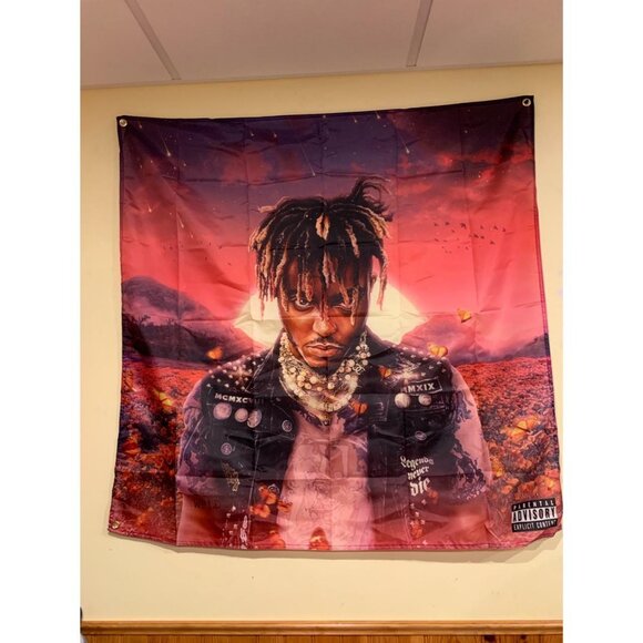 Wall Decor | Juice Wrld Legends Never Die New Album Cover Wall Flag 35 ...